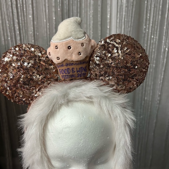 Accessories | Disney Sequin Ears With Ice Cream Design | Poshmark